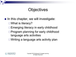 Chapter 5 Achieving Language and Literacy Goals through Program ...