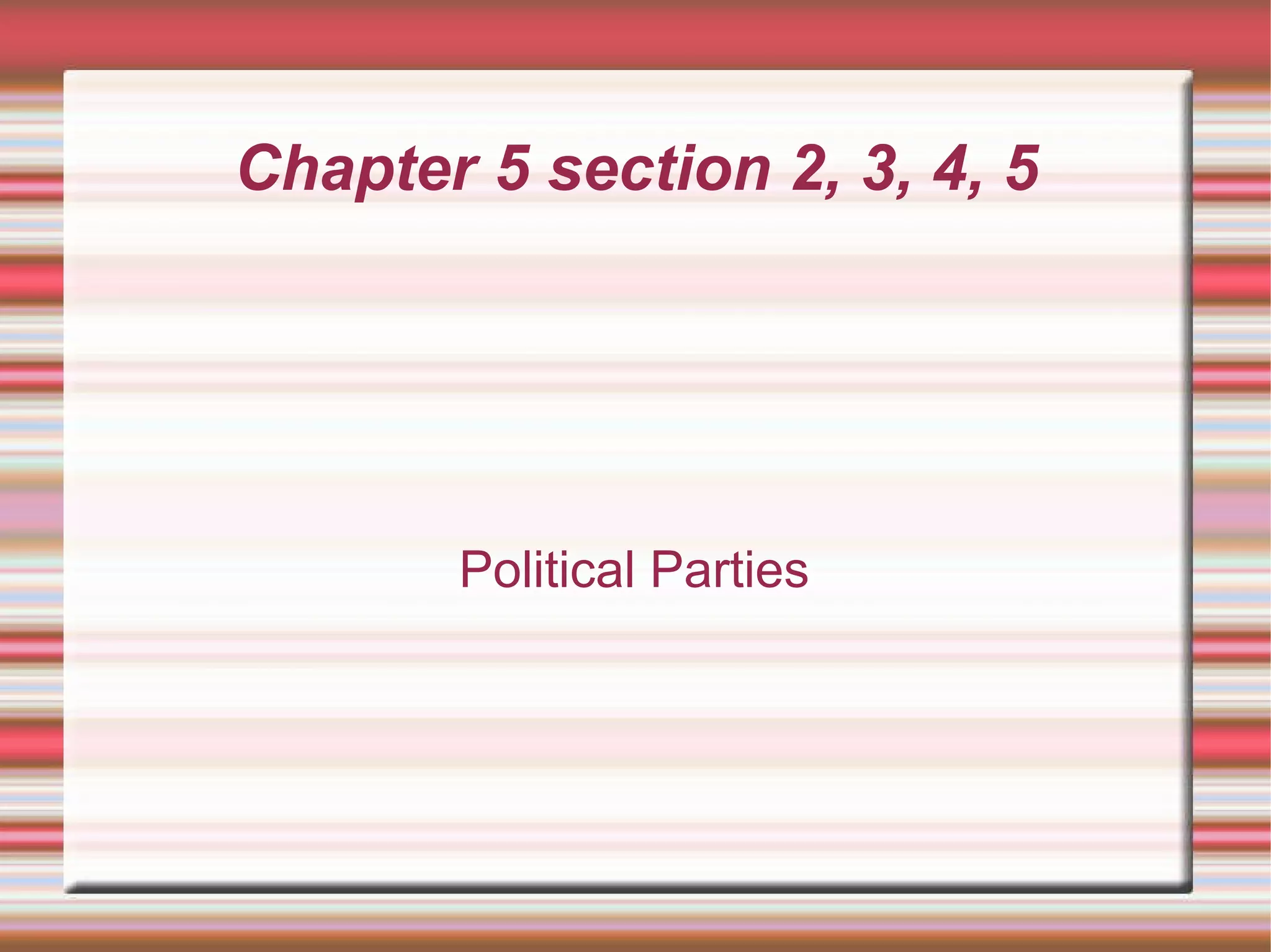 Chapter 5 government notes | PPT
