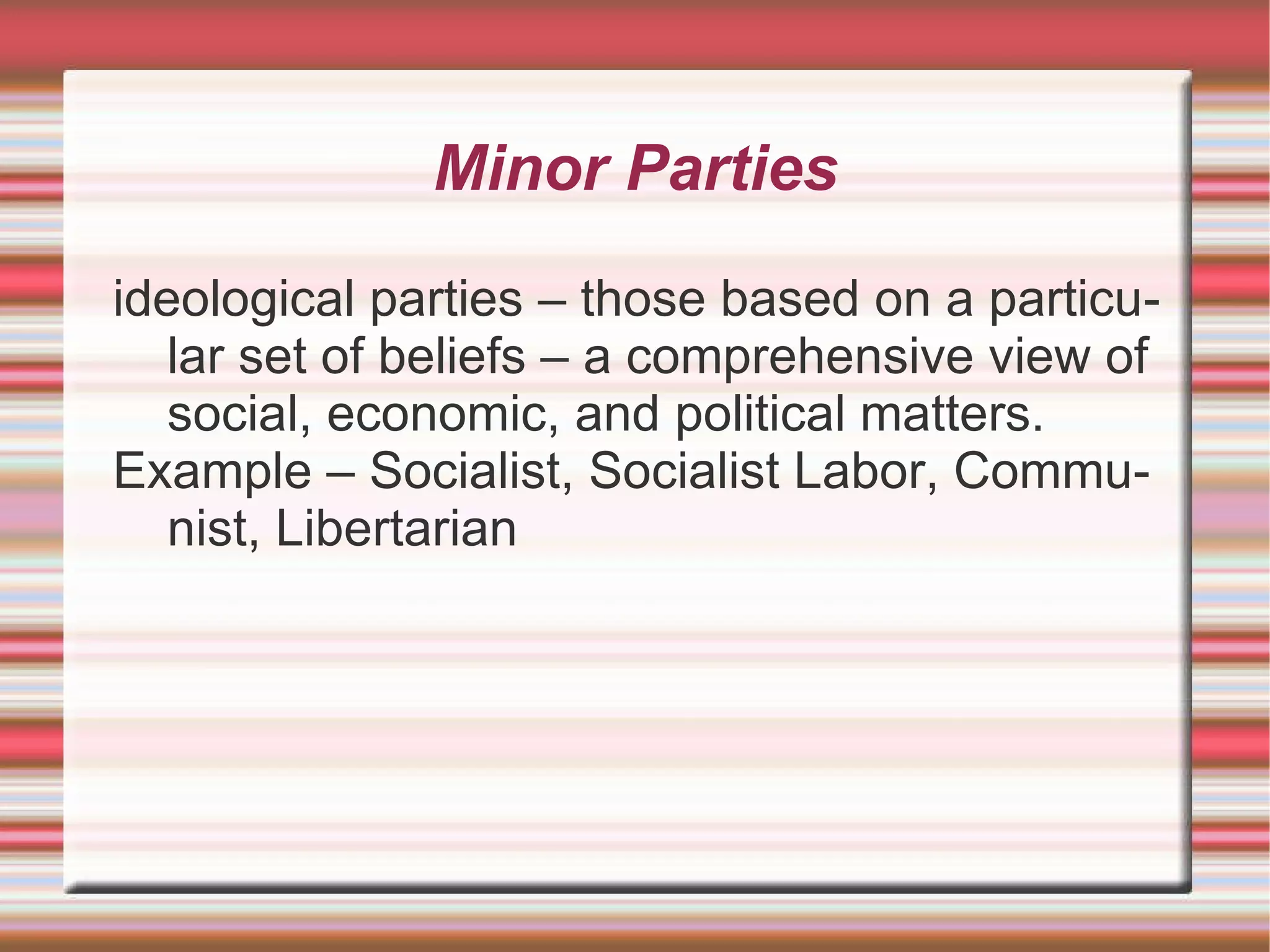 Chapter 5 government notes | ODP | Elections | Politics