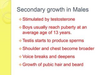 Form 3 Science Chapter 5 Growth | PPTX