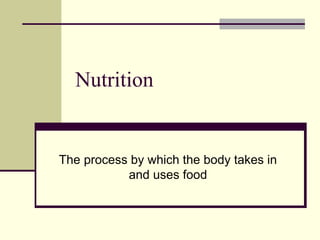 nutrition | PPT