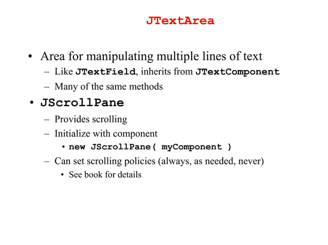 Chapter 5 GUI for introduction of java and gui .ppt