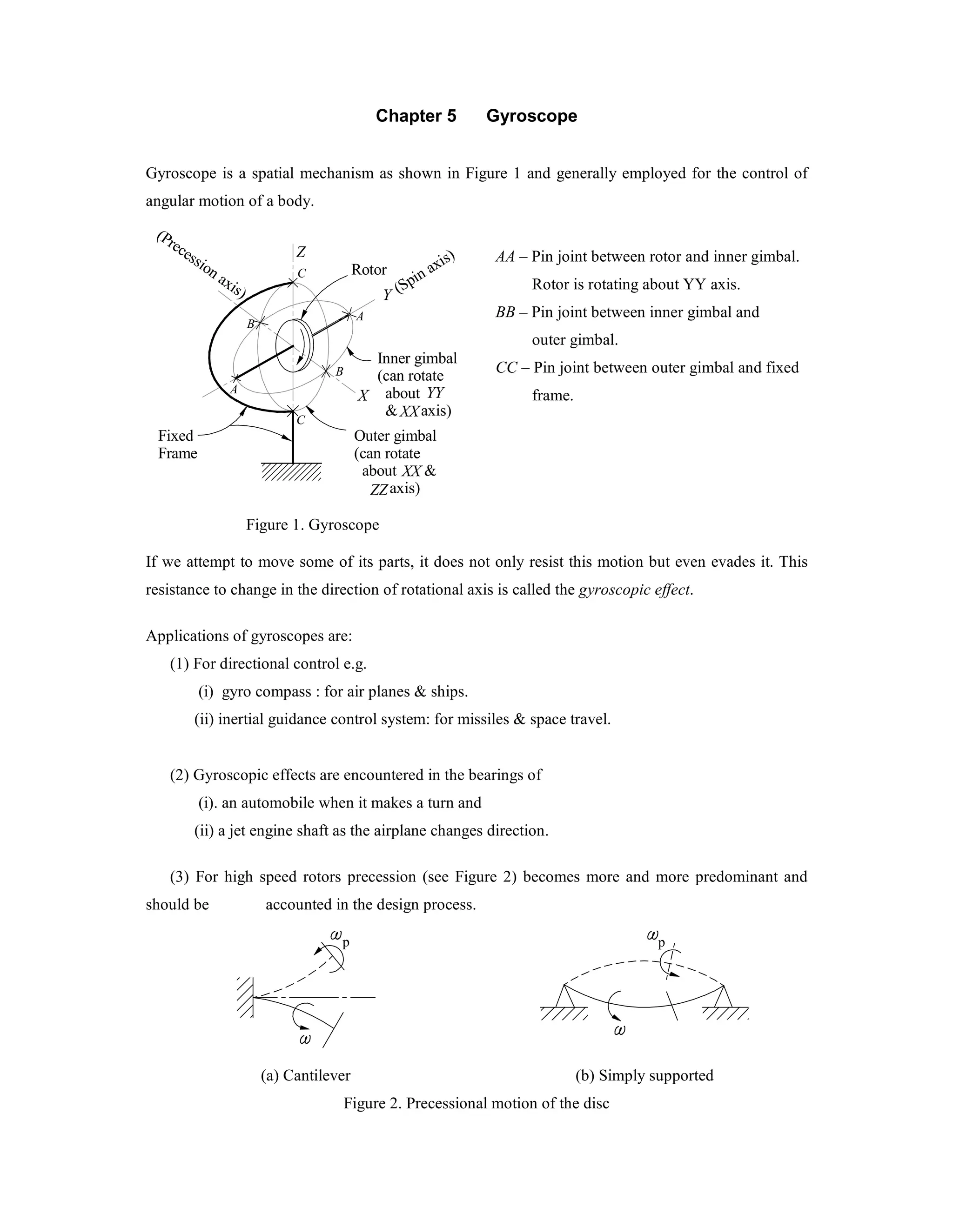 Chapter 5 gyroscope | PDF
