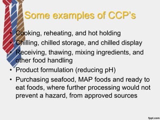 Chapter 5 haccp | PPTX