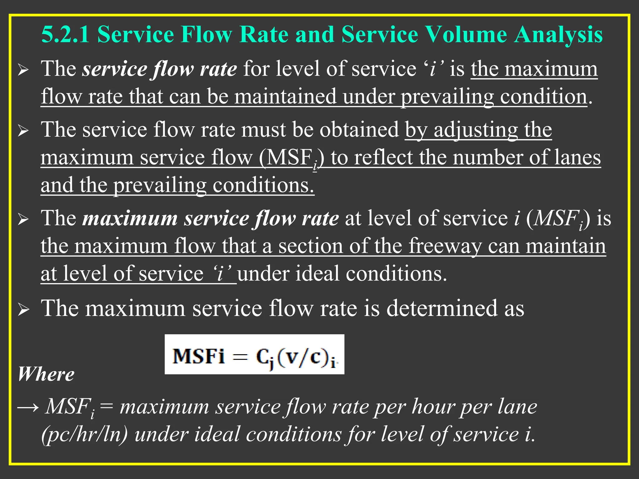 CHAPTER 5 Highway capacity and level of service.ppt