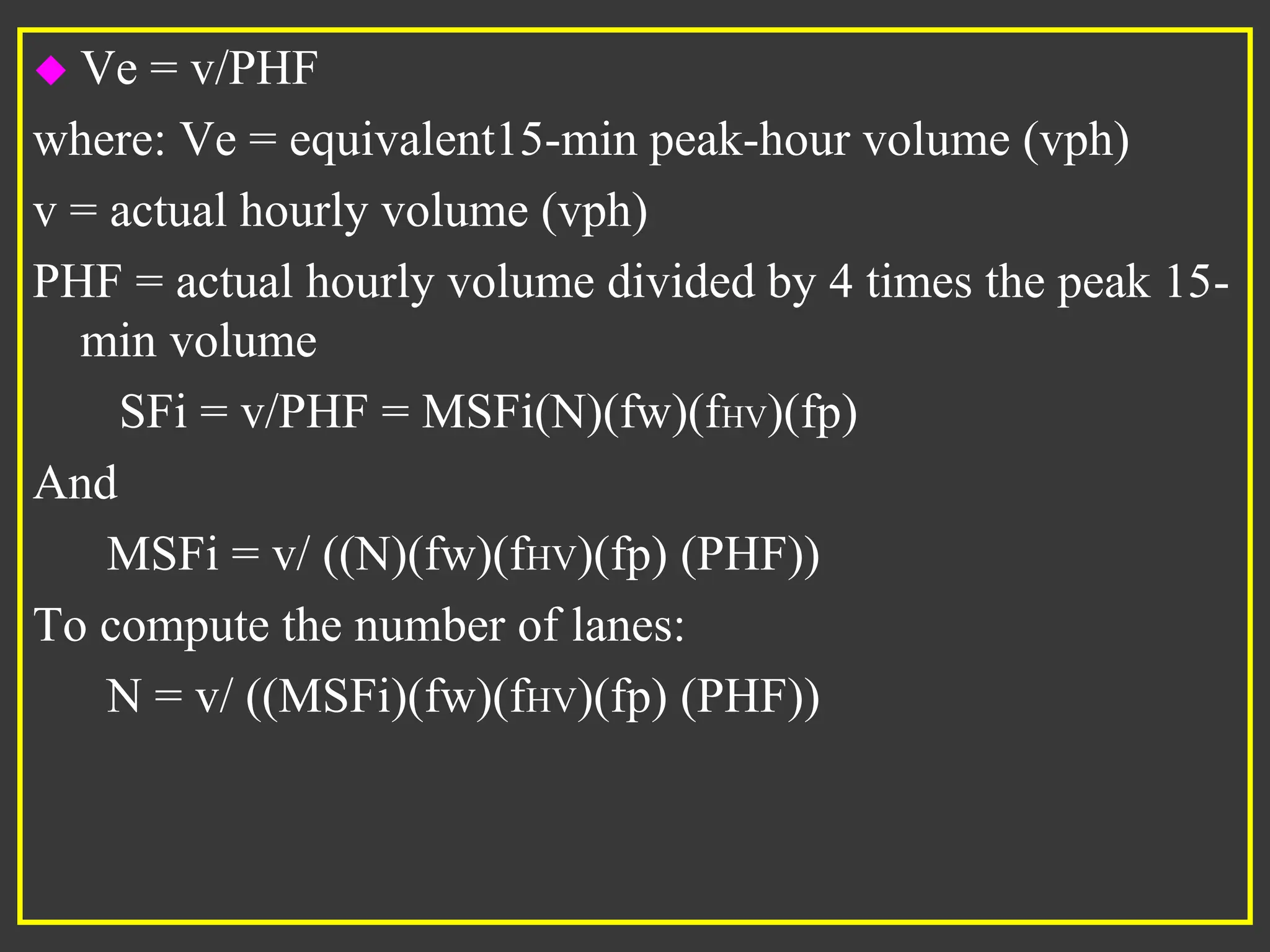 CHAPTER 5 Highway capacity and level of service.ppt