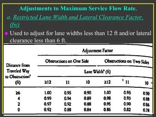 CHAPTER 5 Highway capacity and level of service.ppt