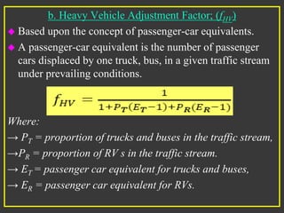 CHAPTER 5 Highway capacity and level of service.ppt
