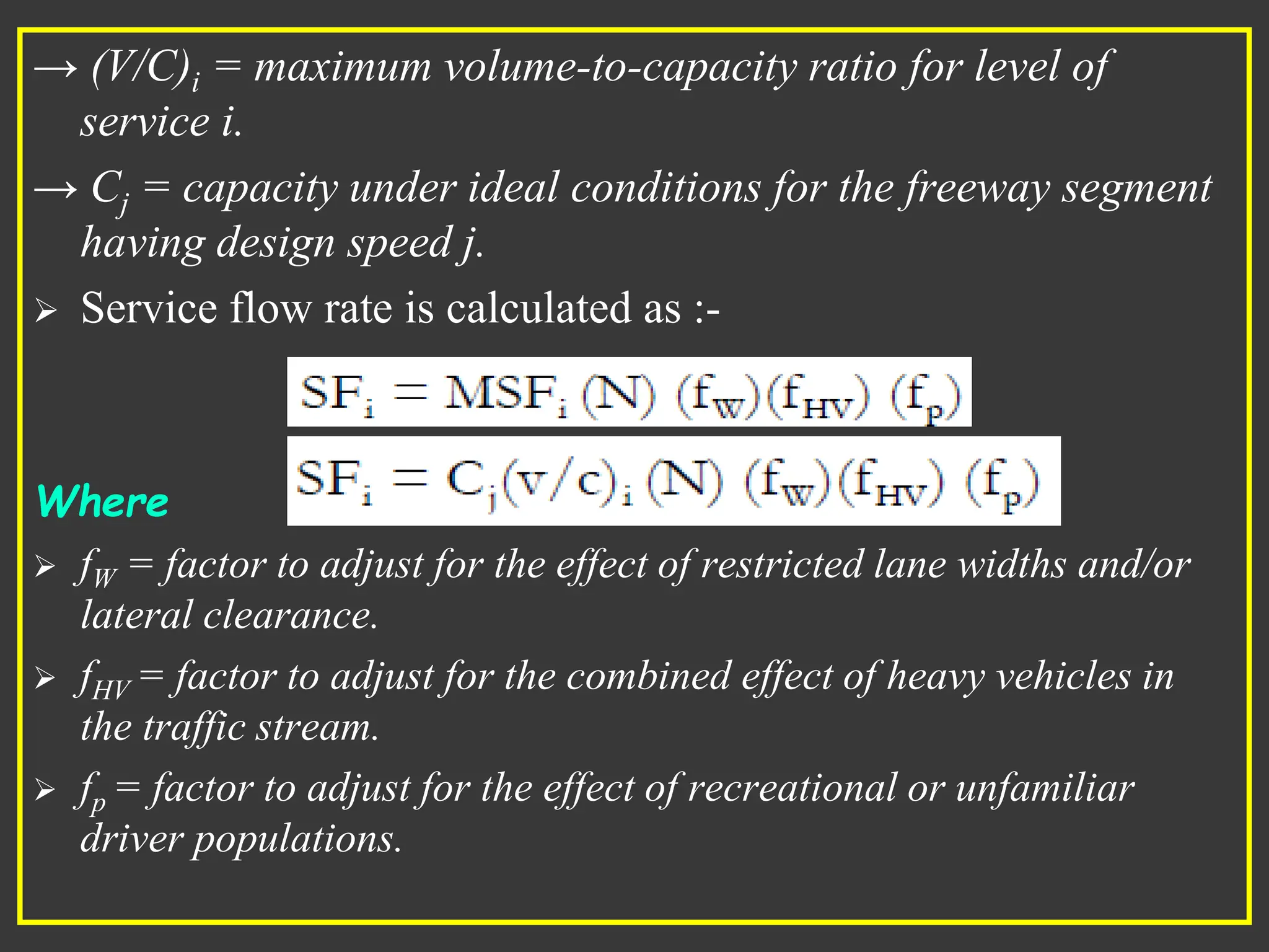 CHAPTER 5 Highway capacity and level of service.ppt