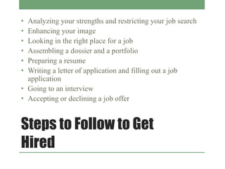 Chapter 5 how to get a job | PPTX