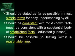 Chapter 5 (hypothesis formulation) | PPT