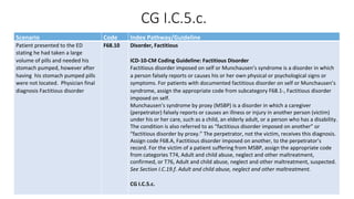 Chapter 5 icd 10-cm coding guidelines | PDF
