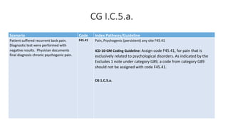 Chapter 5 icd 10-cm coding guidelines | PDF