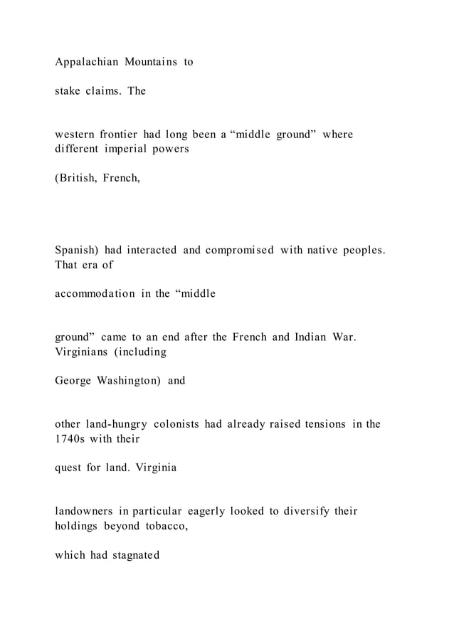 Chapter 5 Imperial Reforms and Colonial Protests, 1763-1774 | DOCX