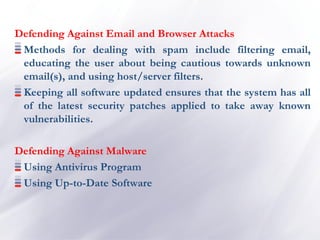 Chapter 5 information assurance and security | PDF