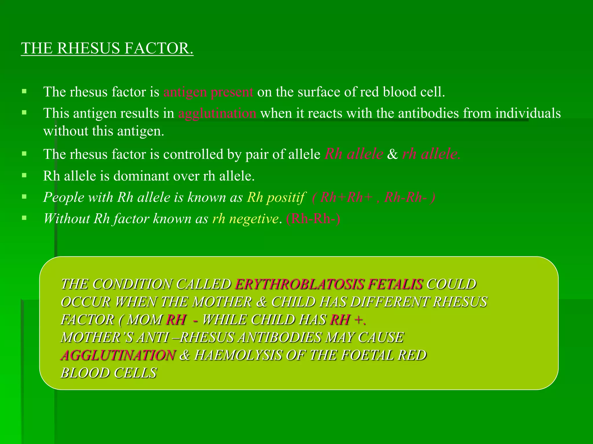 CHAPTER 5 INHERITANCE.ppt | Blood Disorders | Diseases and Conditions