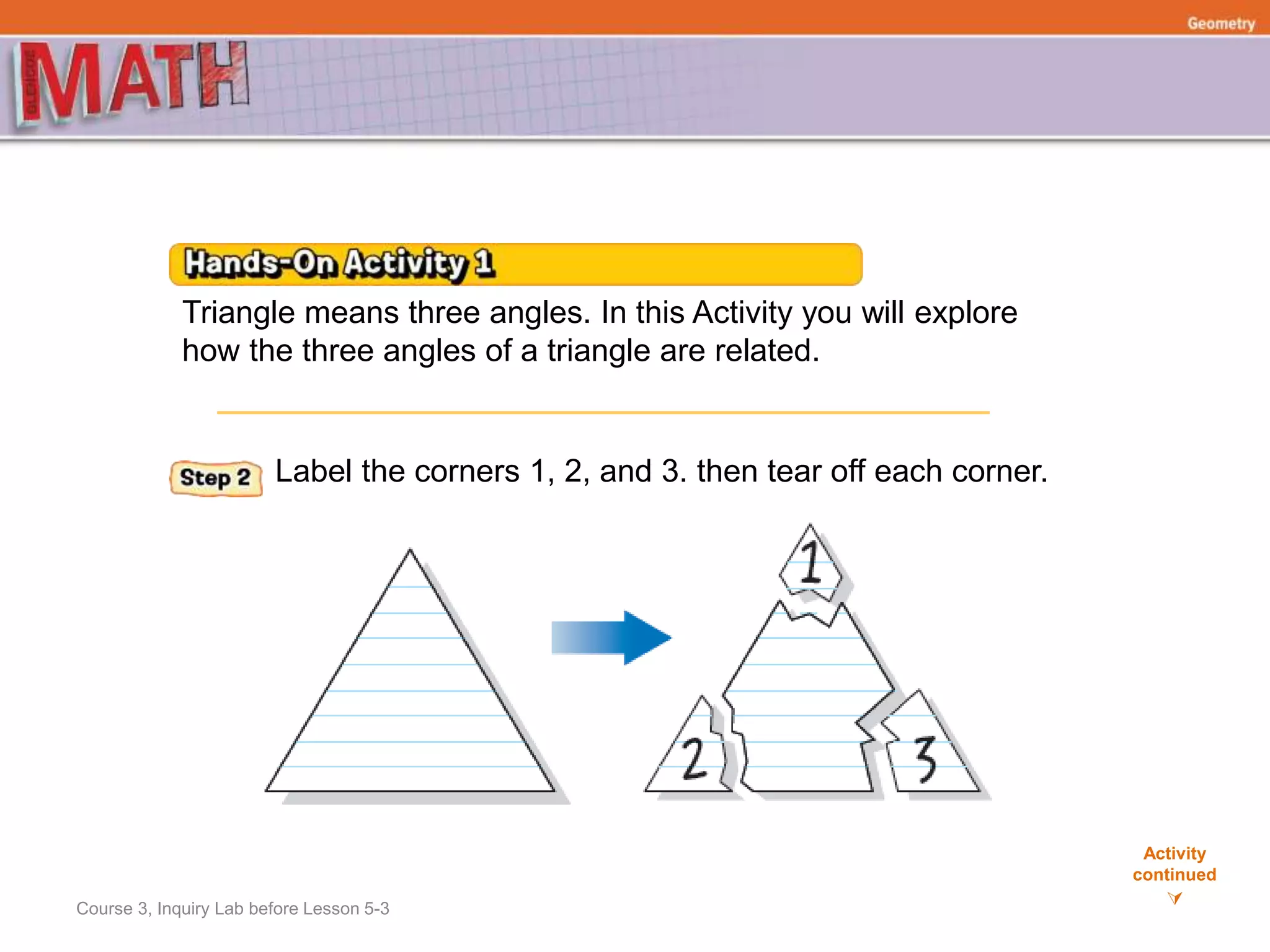 (8) Inquiry Lab - Triangles | PPTX