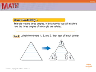 (8) Inquiry Lab - Triangles | PPTX