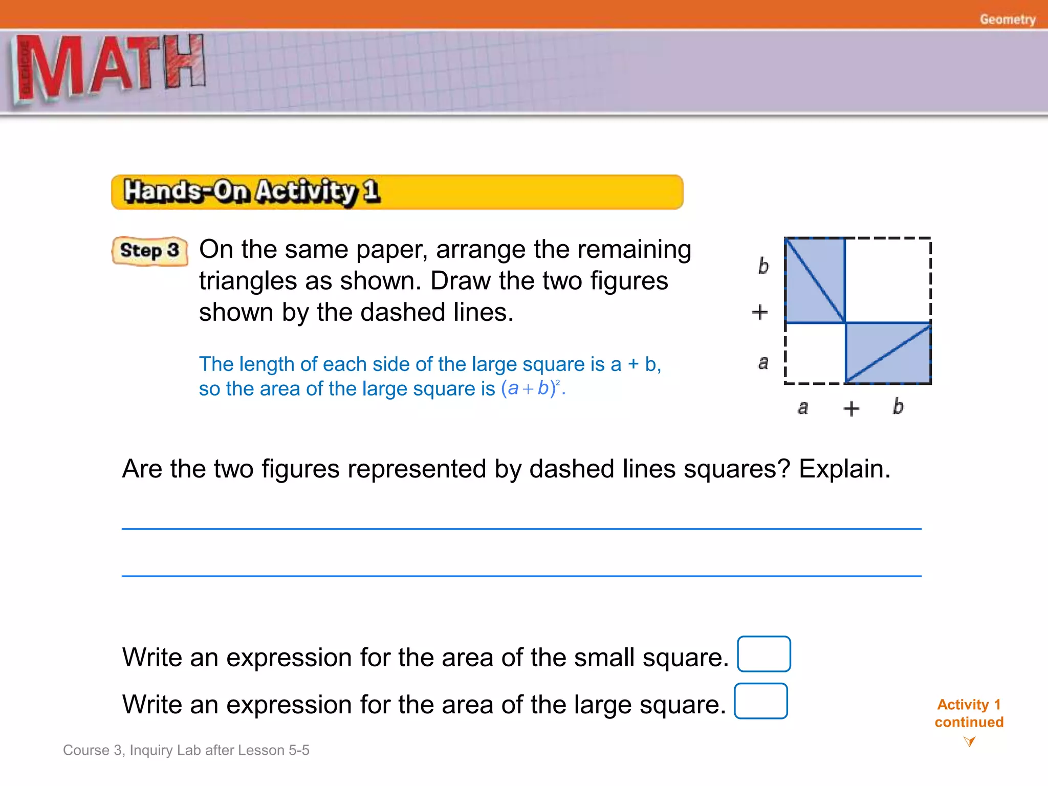 (8) Inquiry Lab - Proofs About the Pythagorean Theorem | PPTX