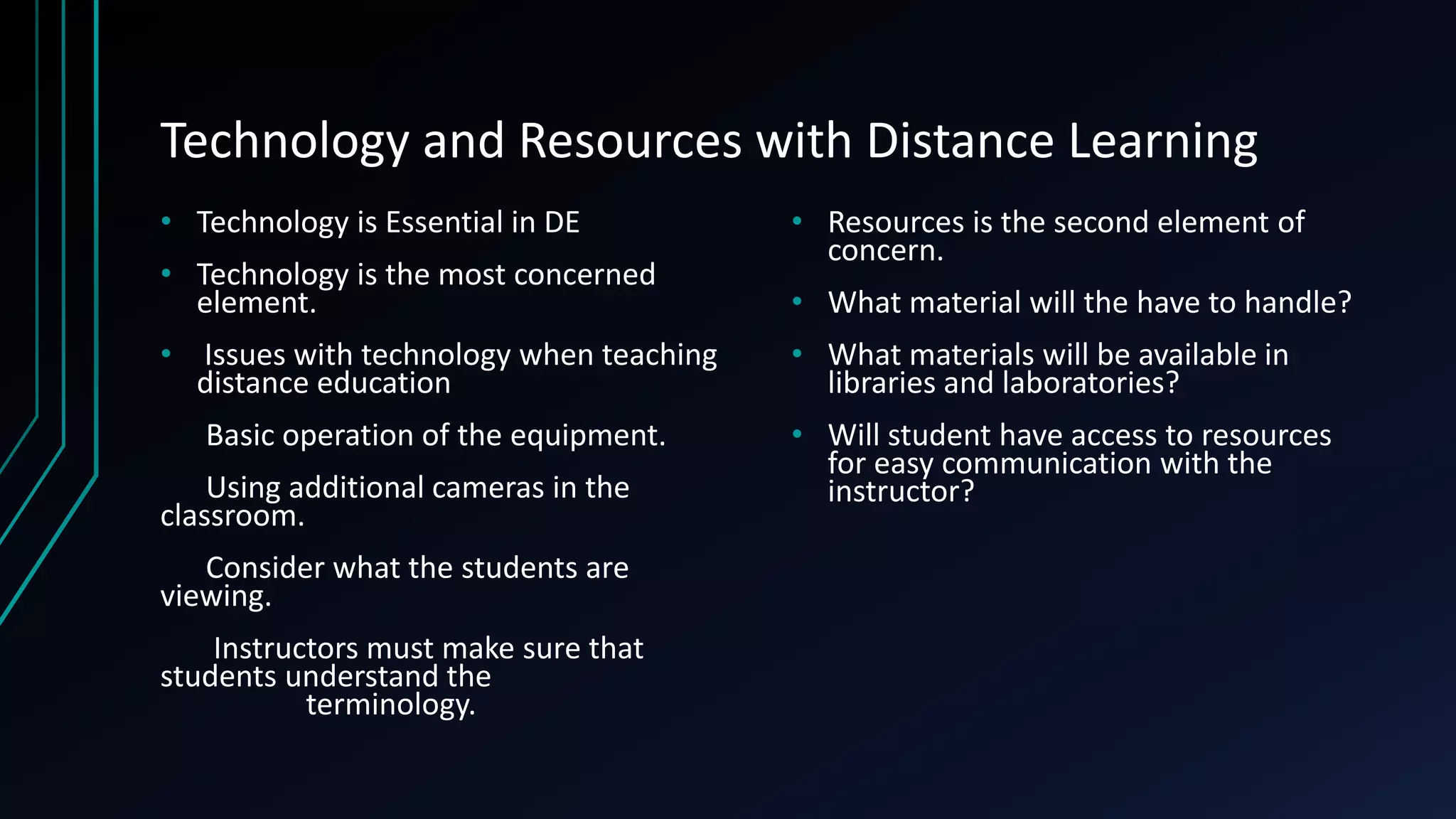 Chapter 5 instructional design for distance education | PPTX