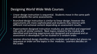 Chapter 5 instructional design for distance education | PPT