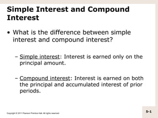 Chapter 5 interest | PPT