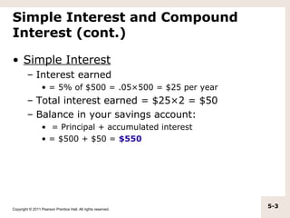 Chapter 5 interest | PPT