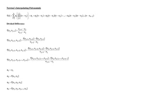 Chapter 5 interpolation | PPT