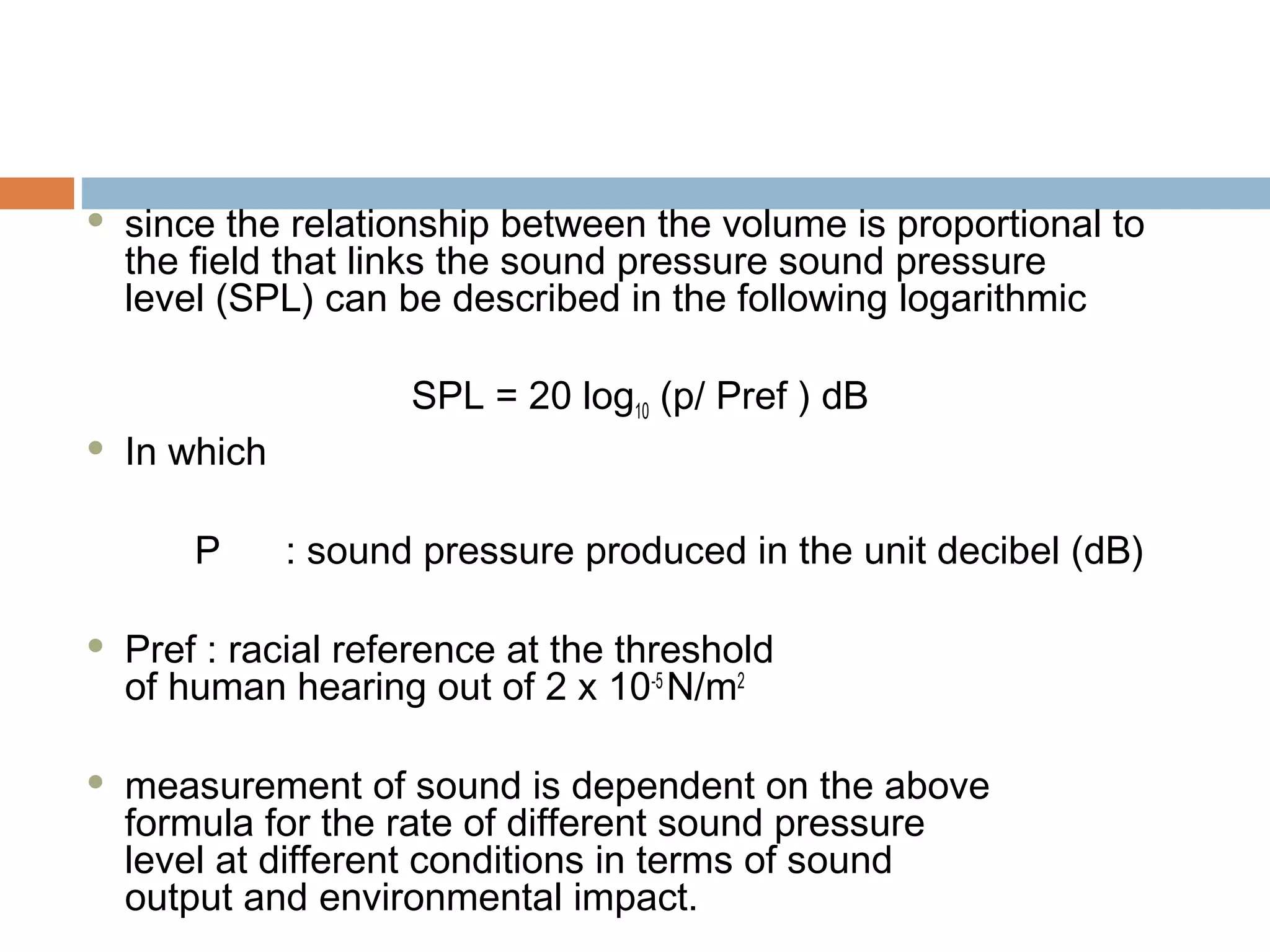 Chapter 5 introduction of noise and noise pollution | PPT