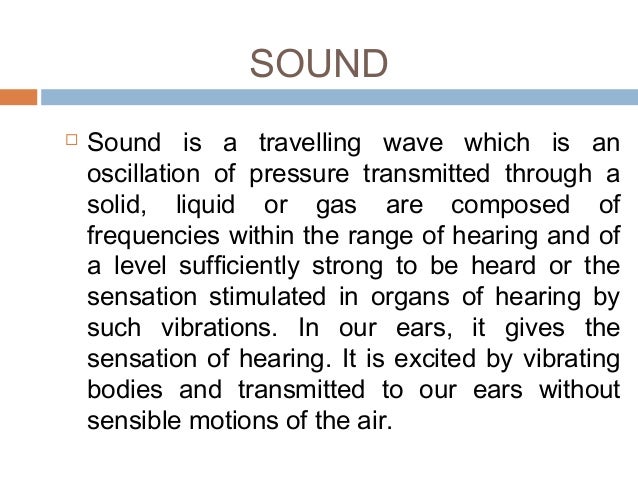 Chapter 5 introduction of noise and noise pollution