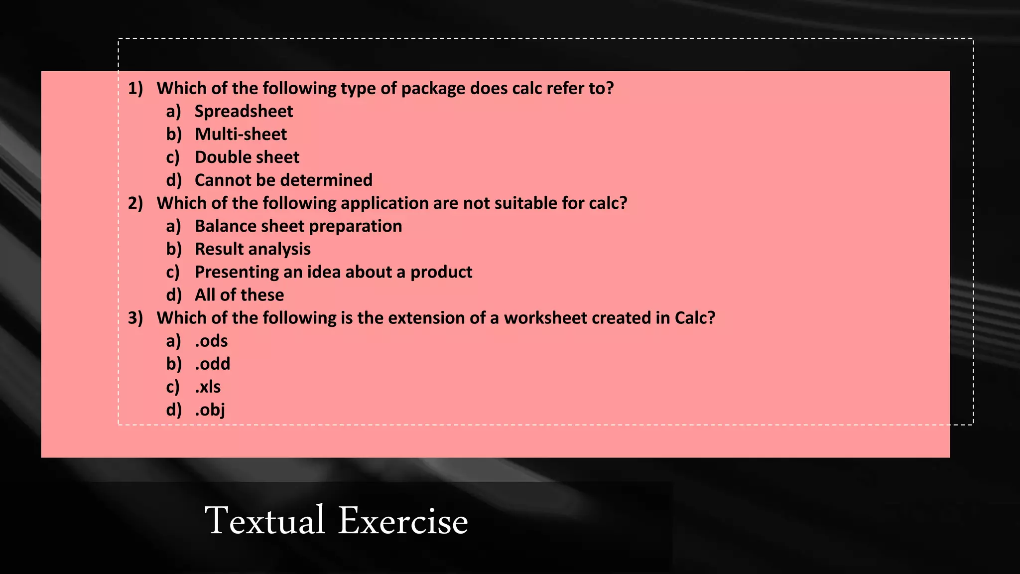 Std 10 Computer Chapter 5 Introduction to Calc | PPTX