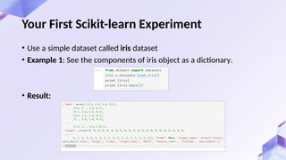 Chapter 5 Introduction to Machine Learning with Scikit-learn.pptx