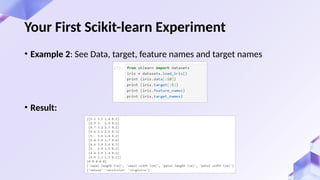 Chapter 5 Introduction to Machine Learning with Scikit-learn.pptx