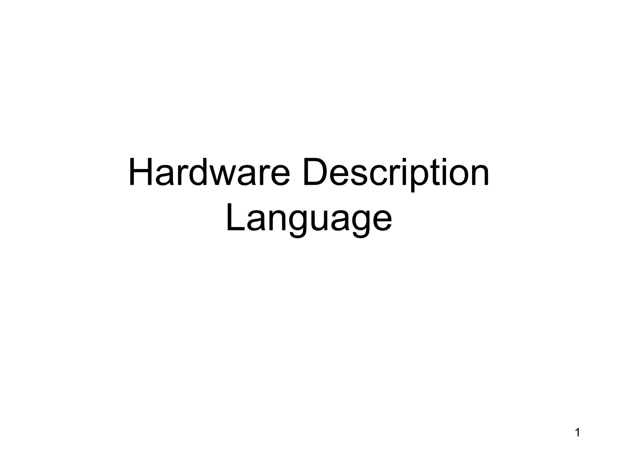 Chapter 5 Introduction To Vhdl Ppt
