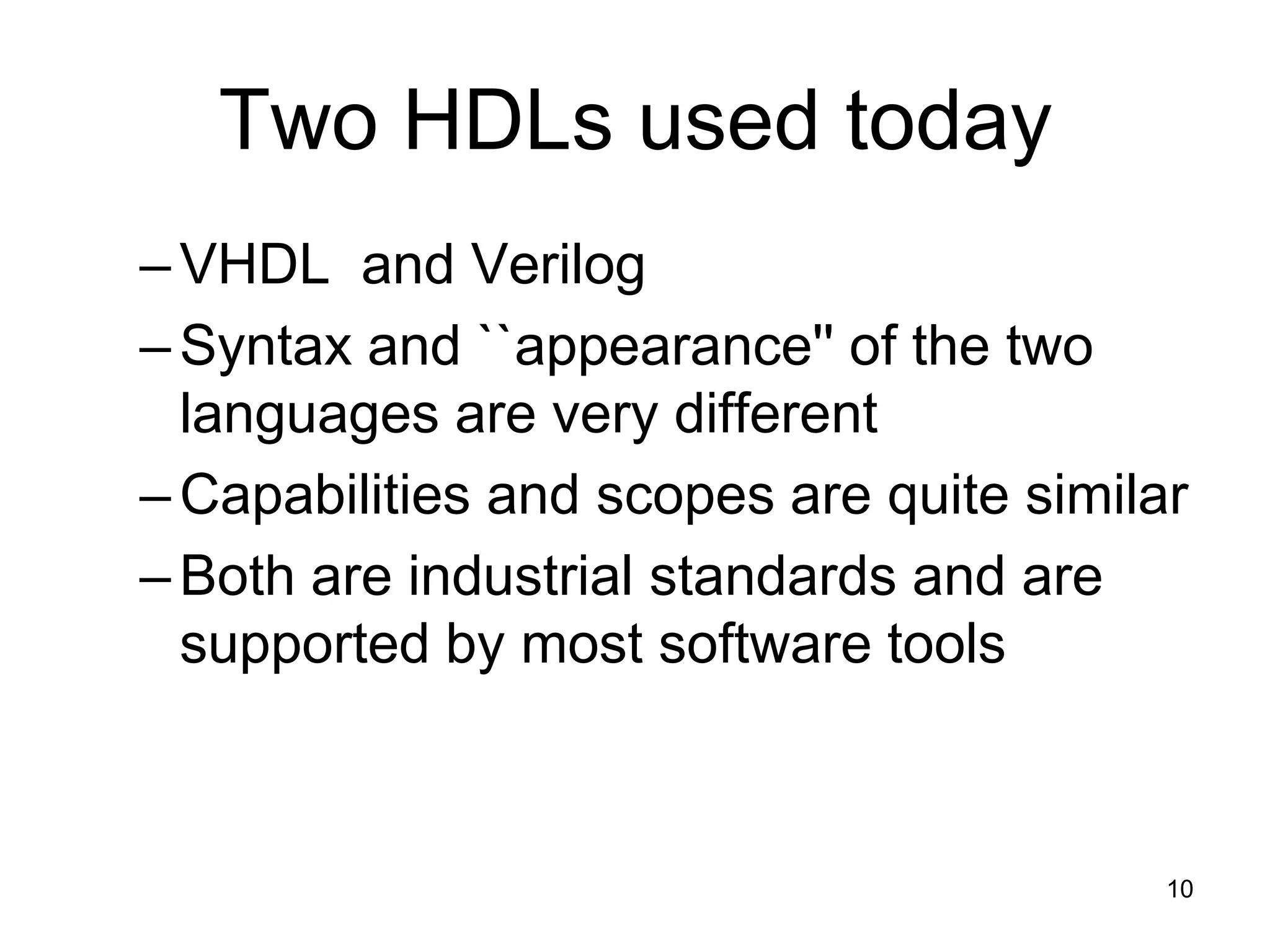 Chapter 5 Introduction To Vhdl Ppt