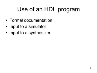 Chapter 5 introduction to VHDL | PDF