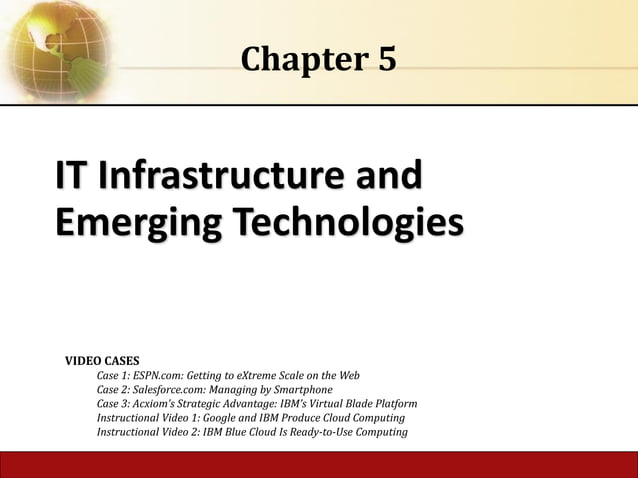 Chapter 5 it infrastructure and emerging technologies | PDF