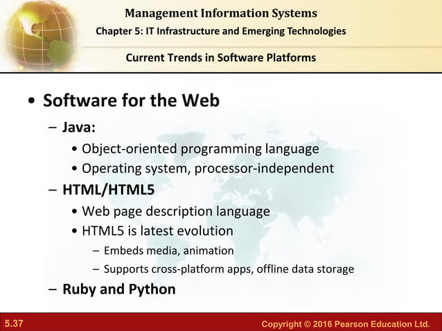 Chapter 5 it infrastructure and emerging technologies | PDF