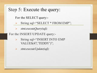 chapter 5 java.pptx | Databases | Computer Software and Applications