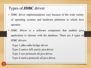 chapter 5 java.pptx | Databases | Computer Software and Applications