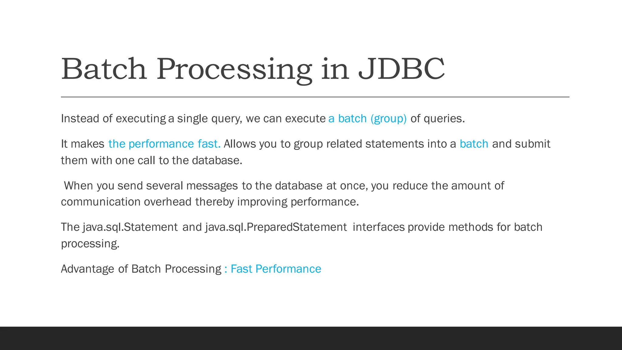 Chapter 5 JDBC.pdf for stufent of computer andtudent It s | PPT