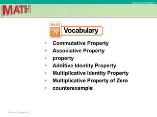 (7) Lesson 5.3 - Properties of Operations | PPTX
