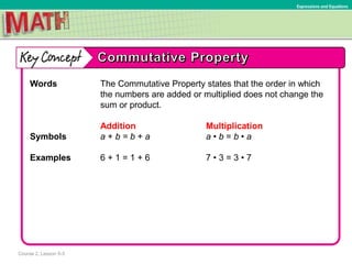 (7) Lesson 5.3 - Properties of Operations | PPTX