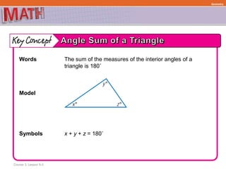 (8) Lesson 5.3 - Angles of Triangles | PPTX