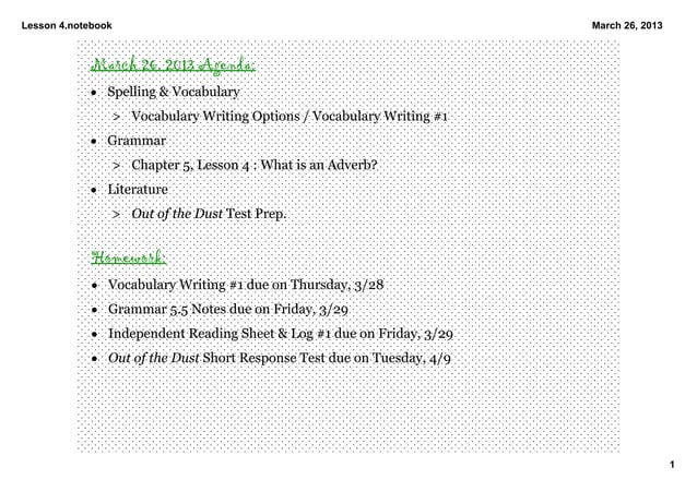 Chapter 5, Lesson 4 | PPT