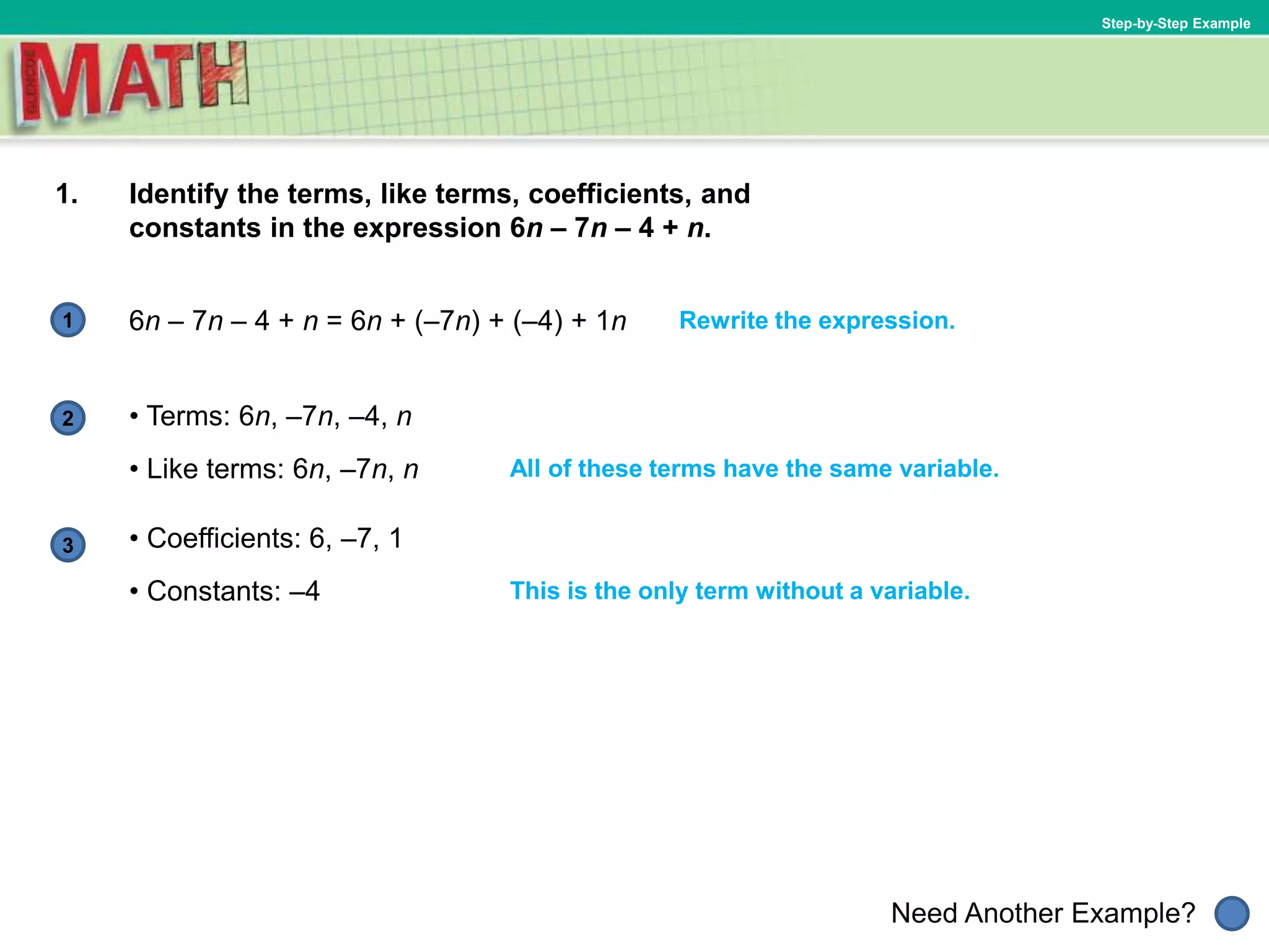 (7) Lesson 5.5 - Simplify Algebraic Expressions | PPTX