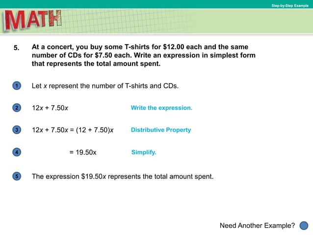(7) Lesson 5.5 - Simplify Algebraic Expressions | PPTX