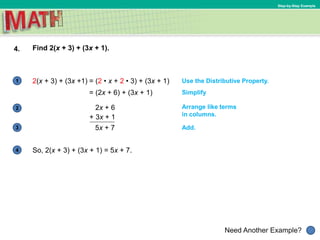 (7) Lesson 5.6 - Simplify Algebraic Expressions | PPTX