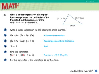 (7) Lesson 5.6 - Simplify Algebraic Expressions | PPTX