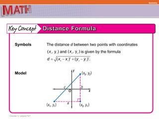 (8) Lesson 5.7 - Distance on the Coordinate Plane | PPTX
